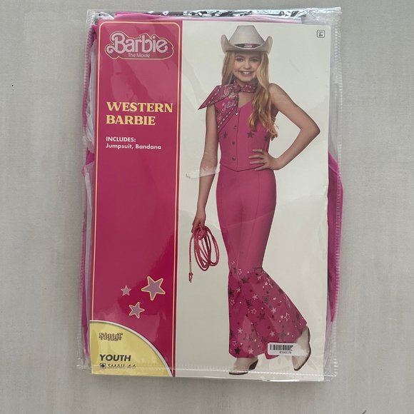 Barbie | Costumes | Barbie Cowgirl Costume Western Rodeo Pink Youth ...